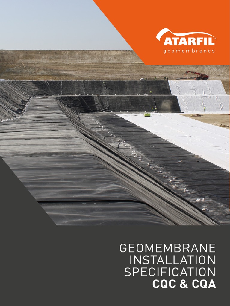 Geomembrane Install Guide | PDF | Quality Assurance | Welding