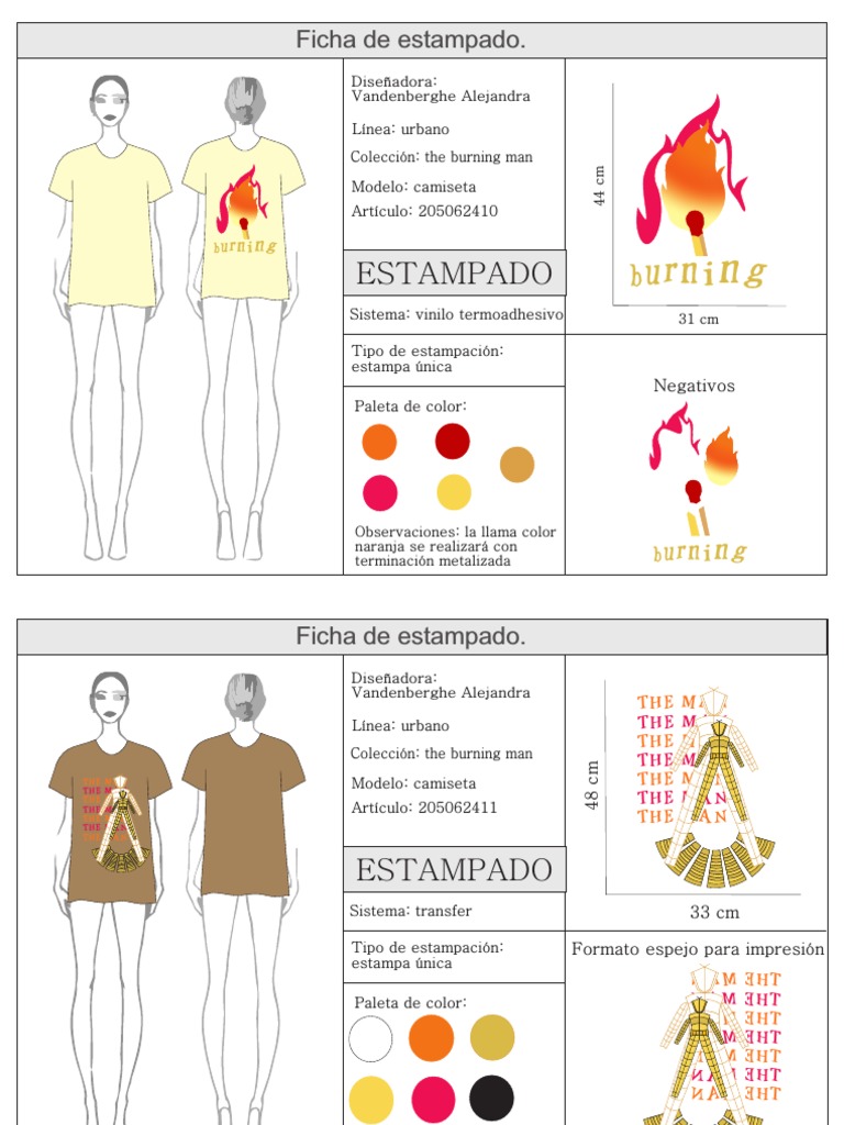 Fichas Estampas | PDF