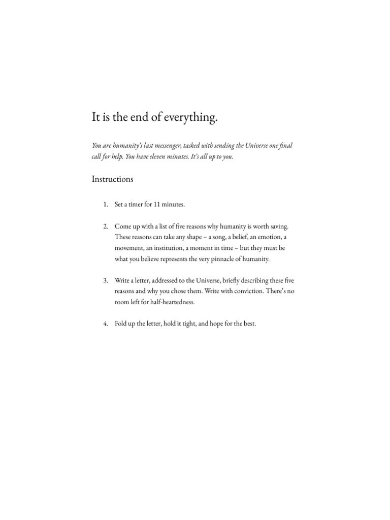 The Eleventh Hour | PDF