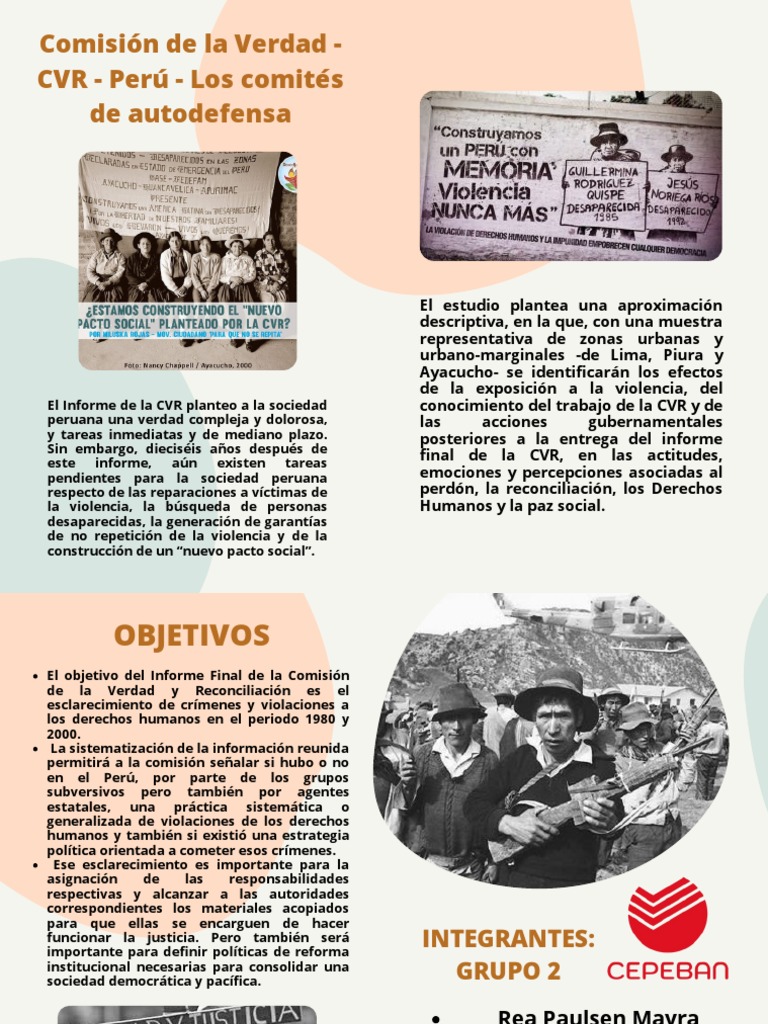 Efectos de la CVR en Perú y la Reconciliación | PDF | Principios éticos ...