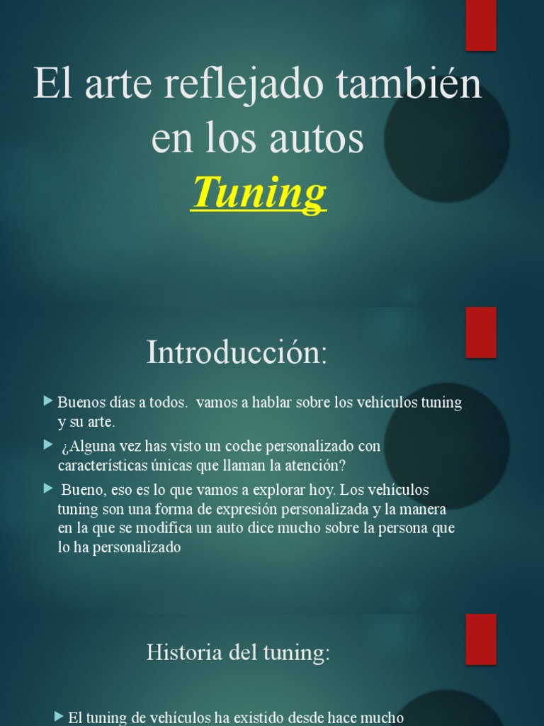 El Origen Del Tuning | PDF