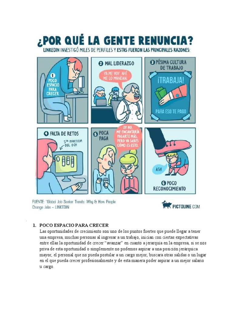 Razones de Deserción Laboral | PDF | Motivación | Motivacional