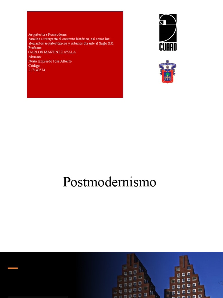 Postmodernismo Arq | Descargar gratis PDF | Diseño arquitectonico ...