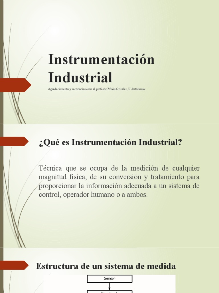Clasificación y Función de Sensores Industriales | PDF | Medición ...