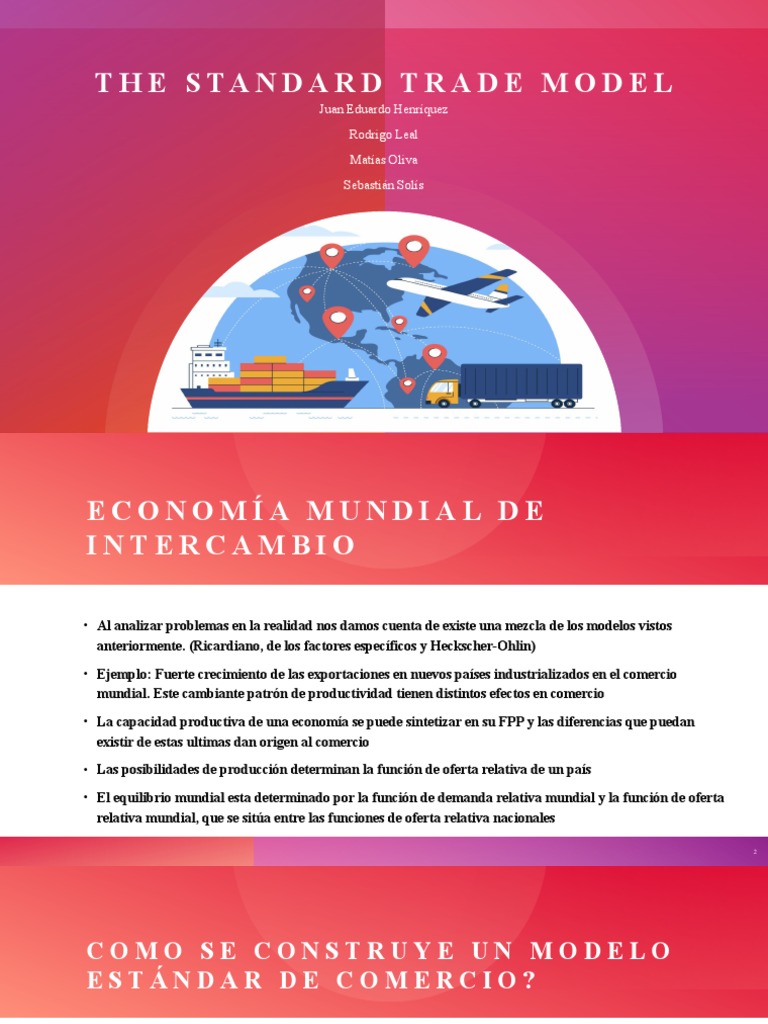 Grupo 4 - The Standard Trade Model | PDF | Oferta (economía) | Precios
