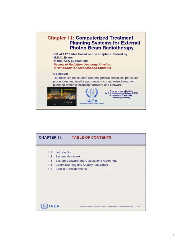 Chapter 11 Computerized Treatment Planning Systems | PDF | Radiation ...