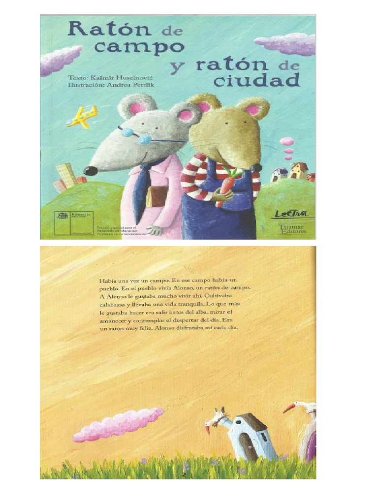 Cuento El Ratón de Campo y El Ratón de Ciudad PDF | PDF