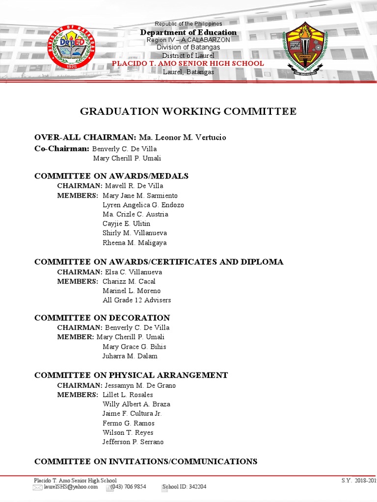 Committees | PDF | Self-Improvement