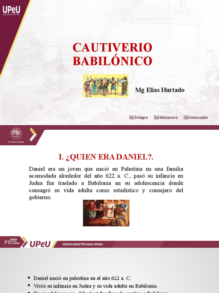 Cautiverio Babilónico Pdf Babilonia Daniel Figura Bíblica
