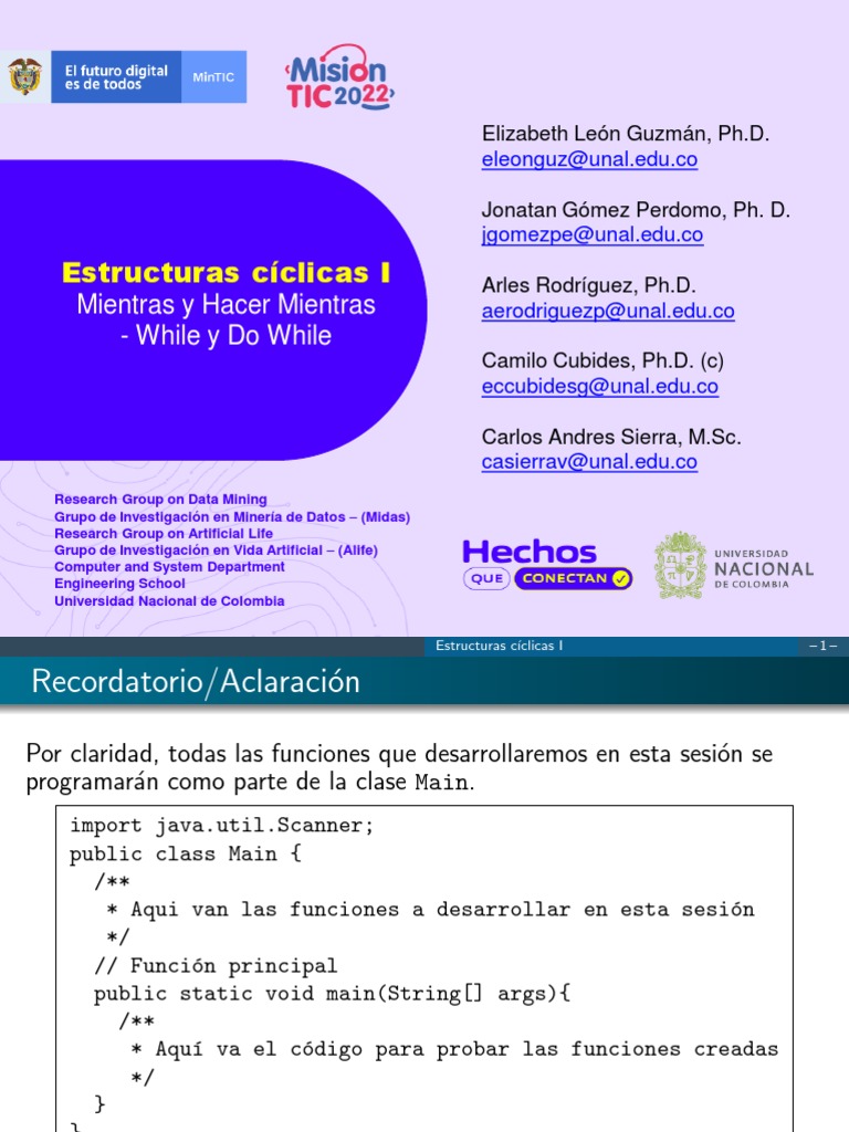 03a Estructuras Ciclicas I Pdf Flujo De Control Algoritmos