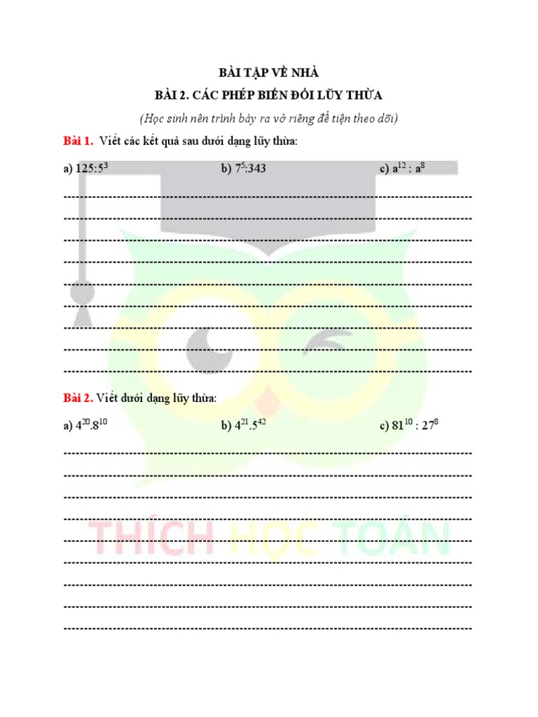 BTVN-Luy Thua 2 | PDF