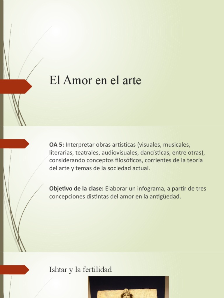 El Amor en El Arte | PDF | Amor