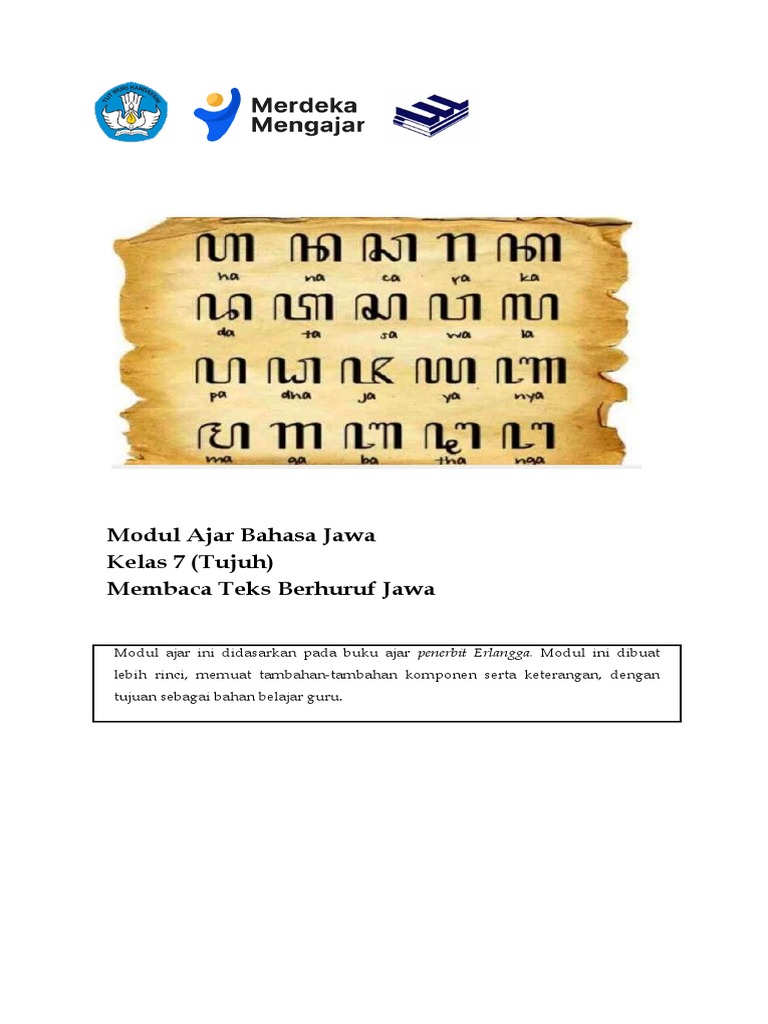 MA - Aksara Jawa | PDF