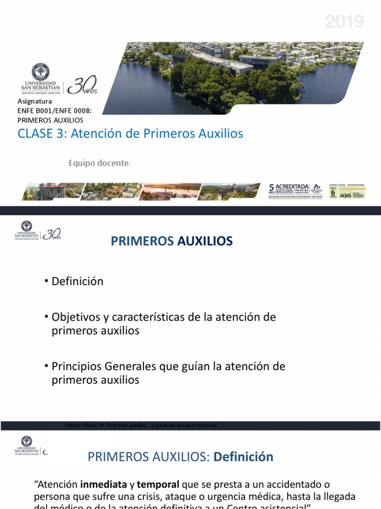 CLASE 3 y 4 | PDF | Primeros auxilios | Lesión