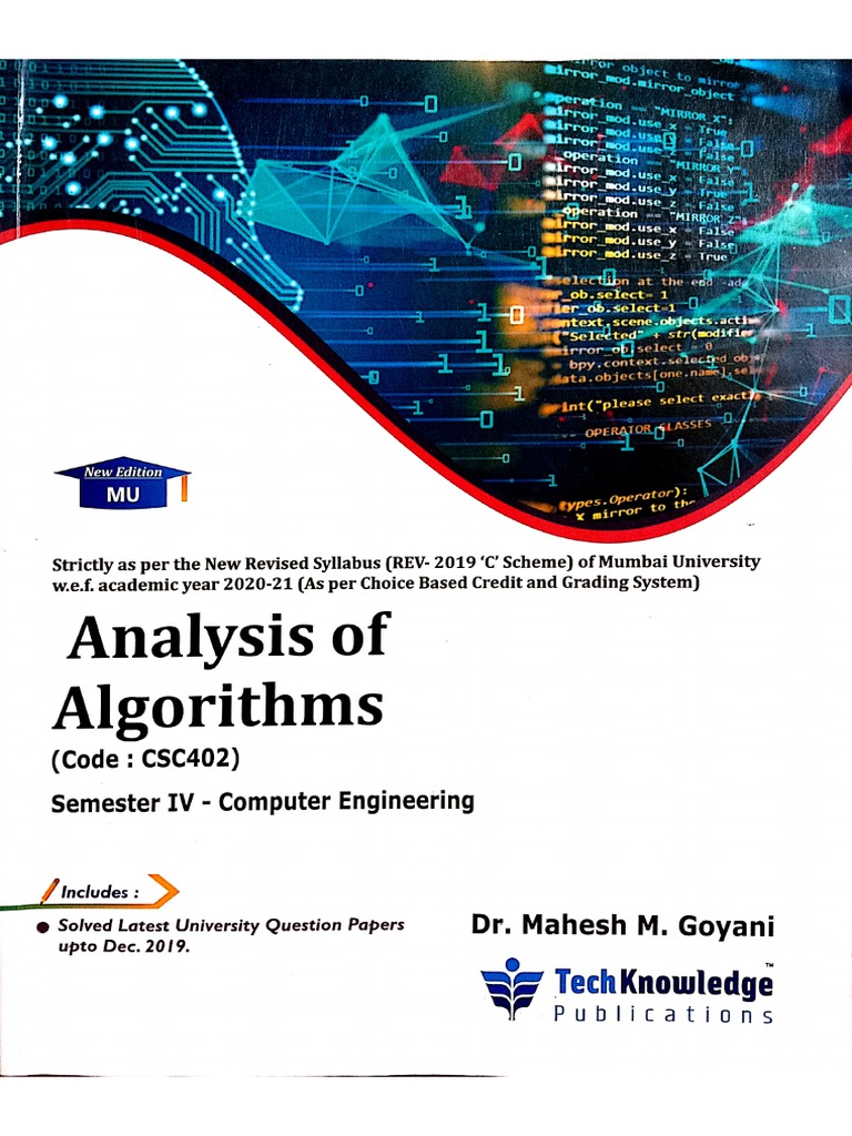 Analysis of Algorithm by Techknowledge | PDF