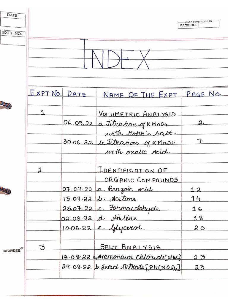 Chemistry Practical Class 12 | PDF | Physical Chemistry | Physical Sciences