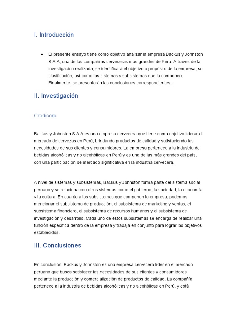 La Empresa Como Sistema Y Sus Procesos Pdf Marketing Negocios