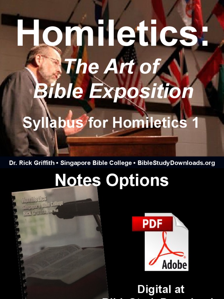 Homiletics Course Overview | PDF | Sermon | Jesus In Islam