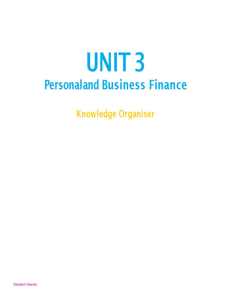 Business-BTEC - Pack Revision Pack | PDF | Depreciation | Banks