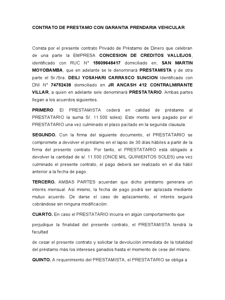 Contrato Privado | PDF | Derecho privado