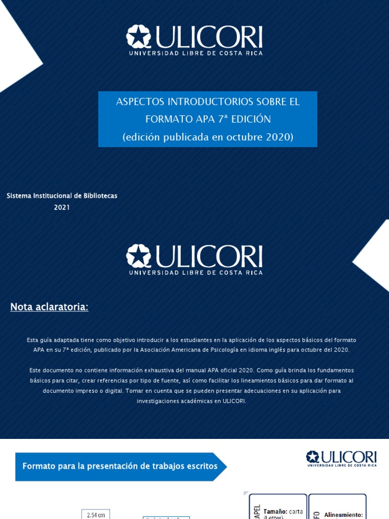 Guía Básica del Formato APA 7 | PDF | Estilo apa | Bibliografía