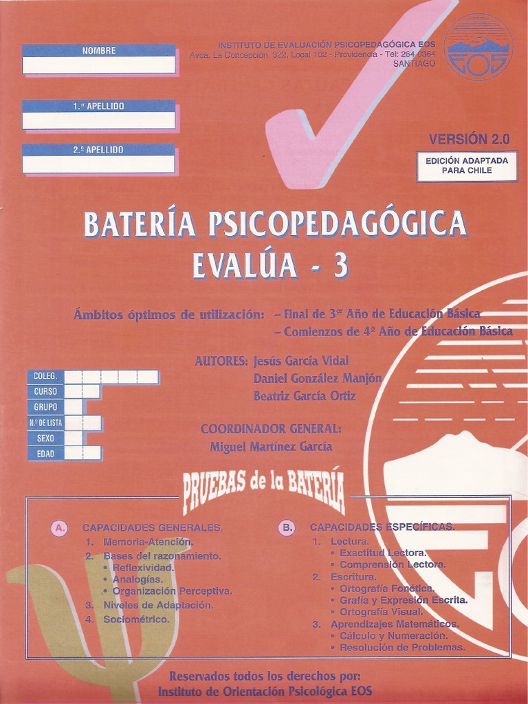 Evalua 3 v2 Chile | PDF