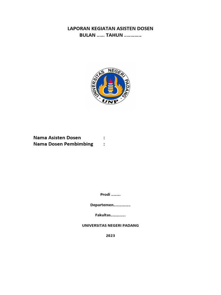 Template Logbook Harian Asdos OK | PDF | Kajian Bahasa Asing