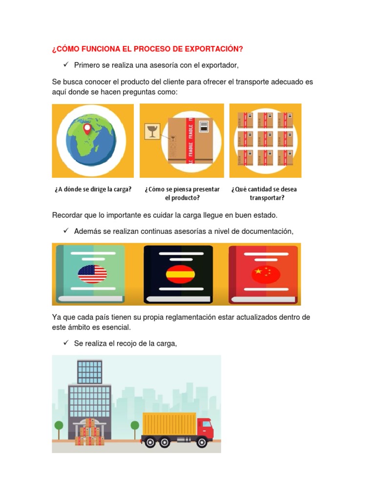 Como Funciona El Proceso de Exportación (Video) | PDF