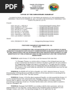 Barangay Ordinance - Barangay Clearance Issuance - Sample | PDF ...