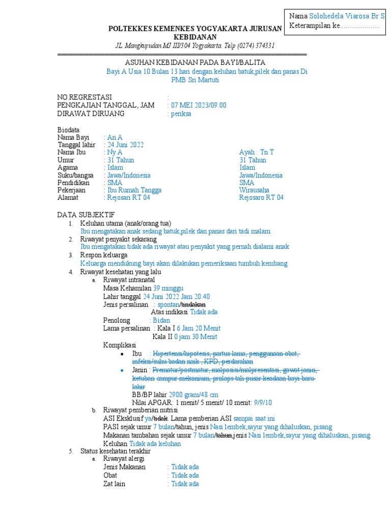 Askeb MTBS An A | PDF