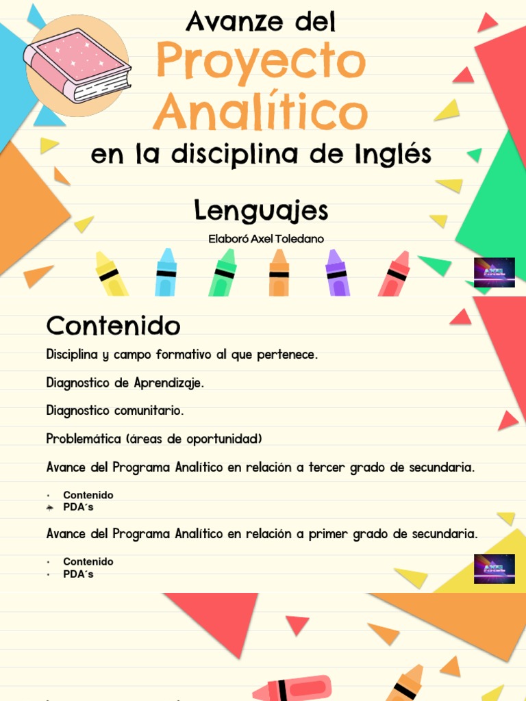 Avance del Programa Analítico de Inglés | PDF | Comunicación | Ciencia cognitiva