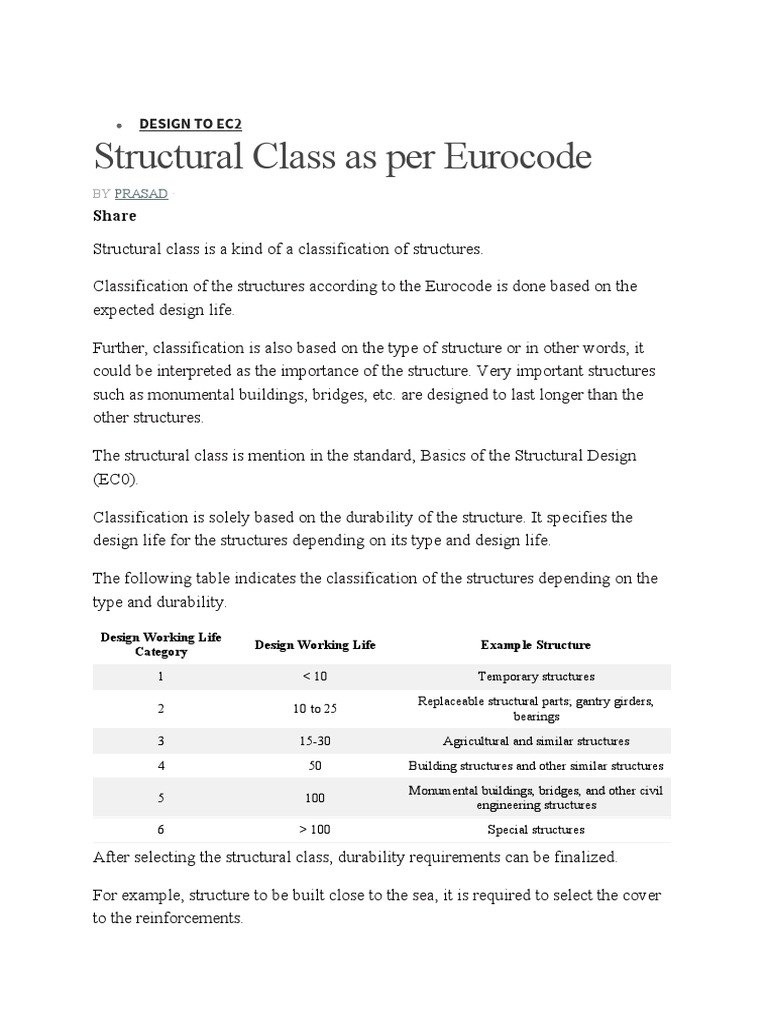 Design To Ec2 | PDF | Concrete | Strength Of Materials