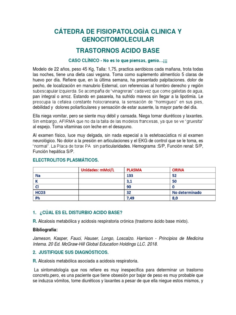 Caso 3 | PDF | Sodio | Potasio
