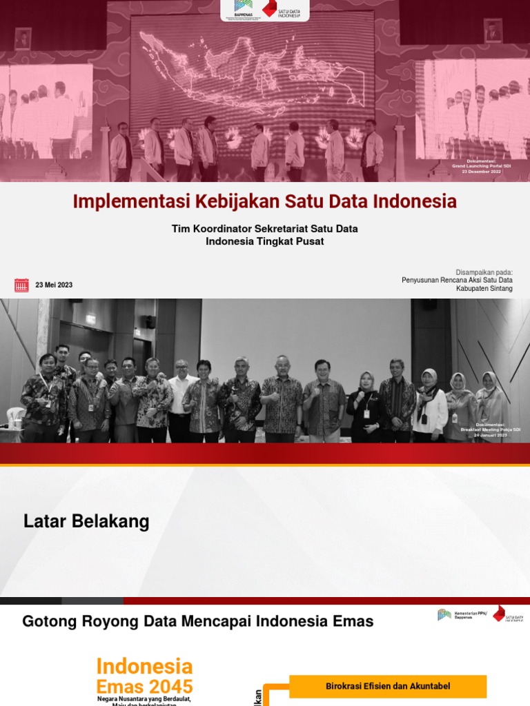 v2-23.05 - Implementasi Kebijakan Satu Data Indonesia Sintang Dalam ... v2-23.05 - Implementasi Kebijakan Satu Data Indonesia Sintang Dalam ...