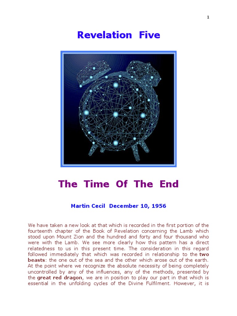 Revelation 5 | PDF | Kingship And Kingdom Of God | Heaven