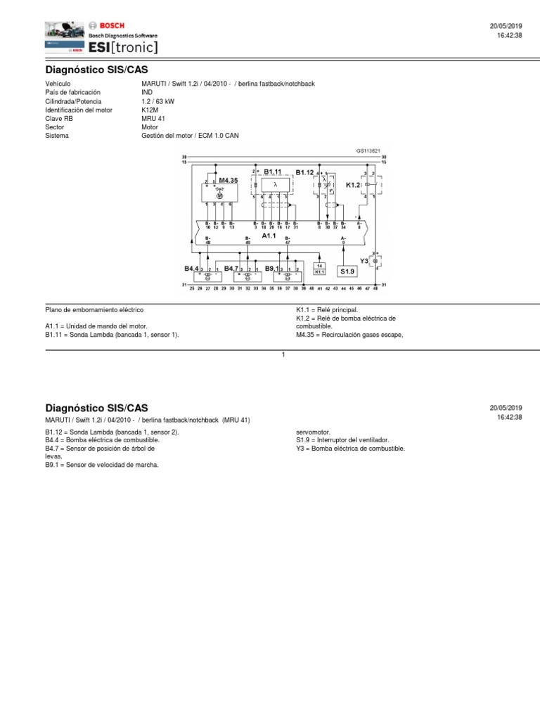 Esquema Motor K12M Parte 2-6749498-12947431 | PDF