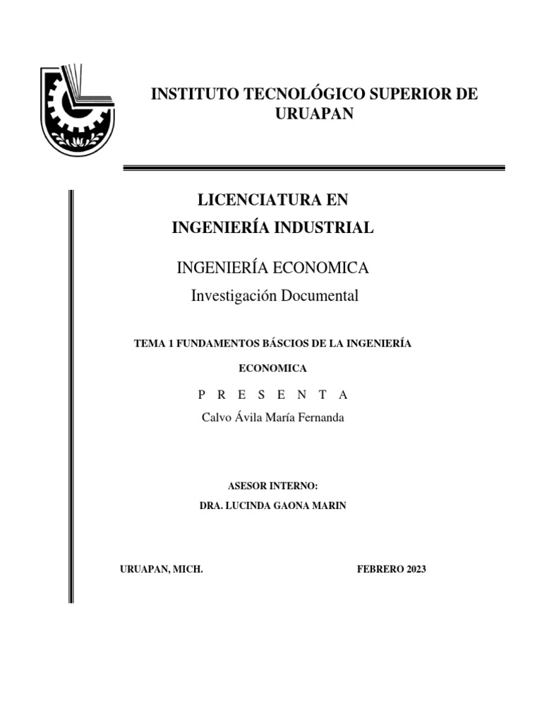 T1A1 Investigación Documental CALVO AVILA | PDF | Impuestos | Interés