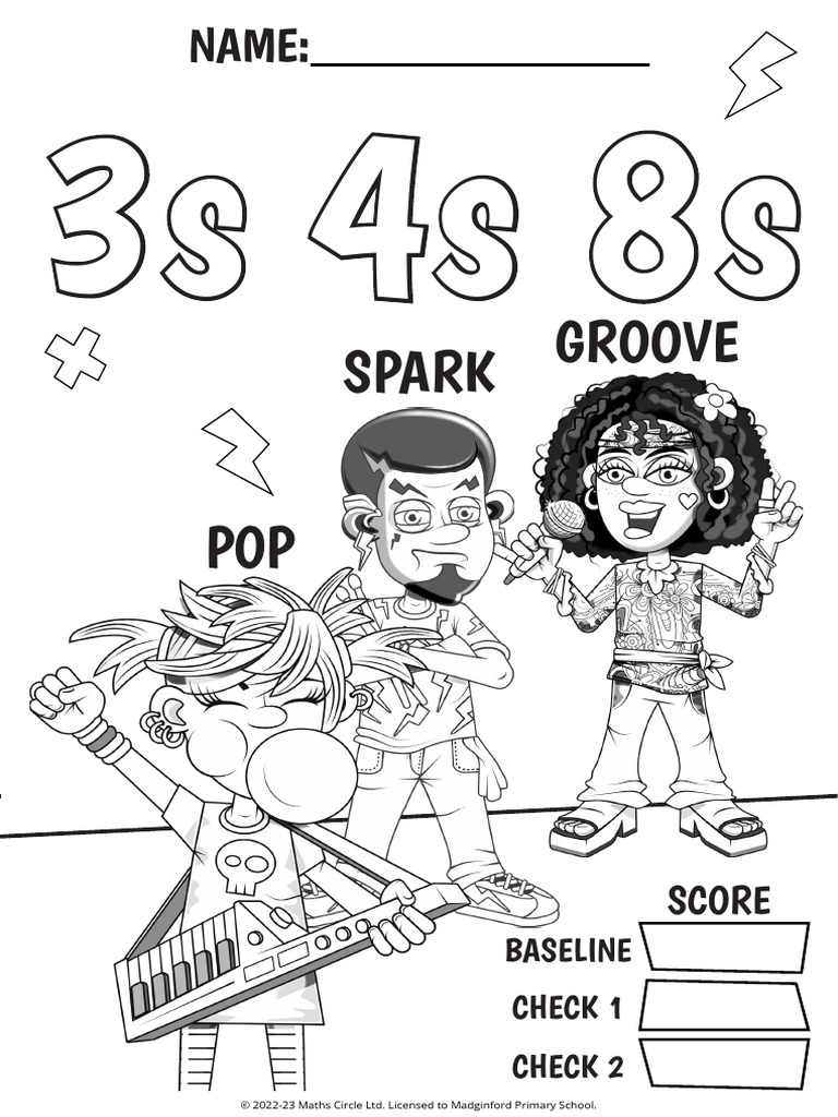 TTRS Worksheet - 3 4 8s Questions | PDF