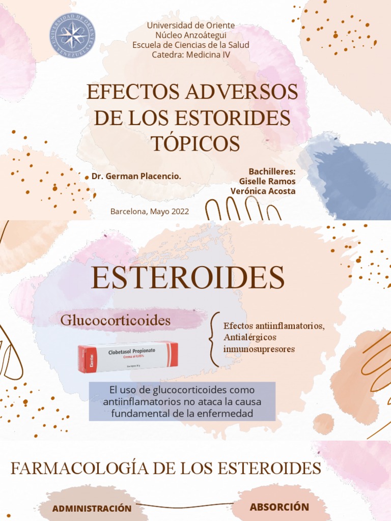 Tema 13 - Efectos Adversos de Los Esteroides Tópicos | PDF ...