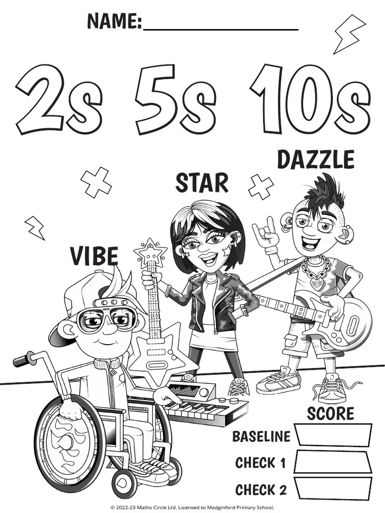 TTRS Worksheet - 2 5 10s Questions | PDF | Mathematics