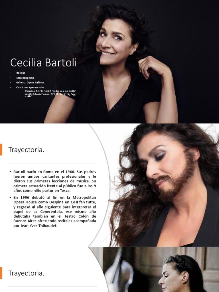Cecilia Bartoli: Trayectoria y Logros | PDF | Arte | Historia