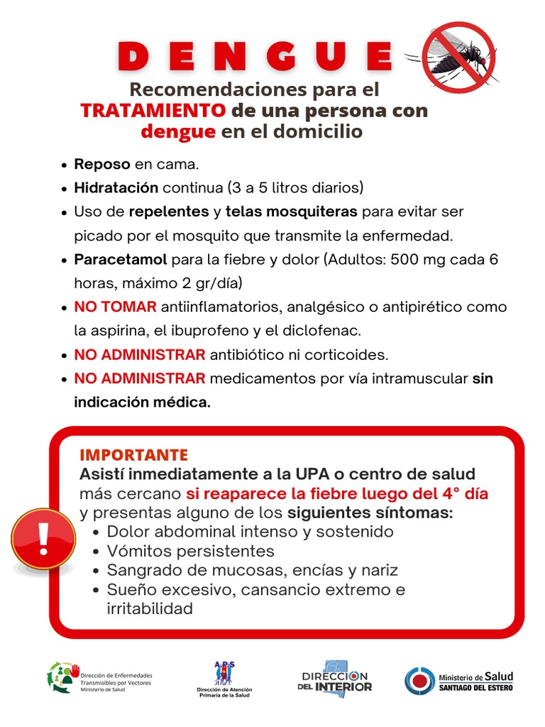 AFICHE Dengue 1 | PDF | Medicina CLINICA | Especialidades Medicas