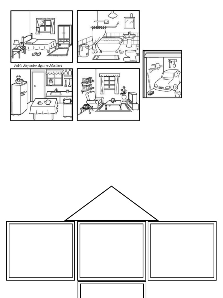 Hoja De Trabajo Sobre Partes De La Casa Hoja De Trabajo Imprimible