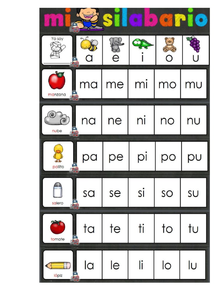 Sílabario Aprendo Leer | PDF