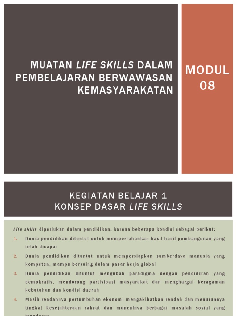Modul 08 PBK Ut | PDF | Pengembangan Diri