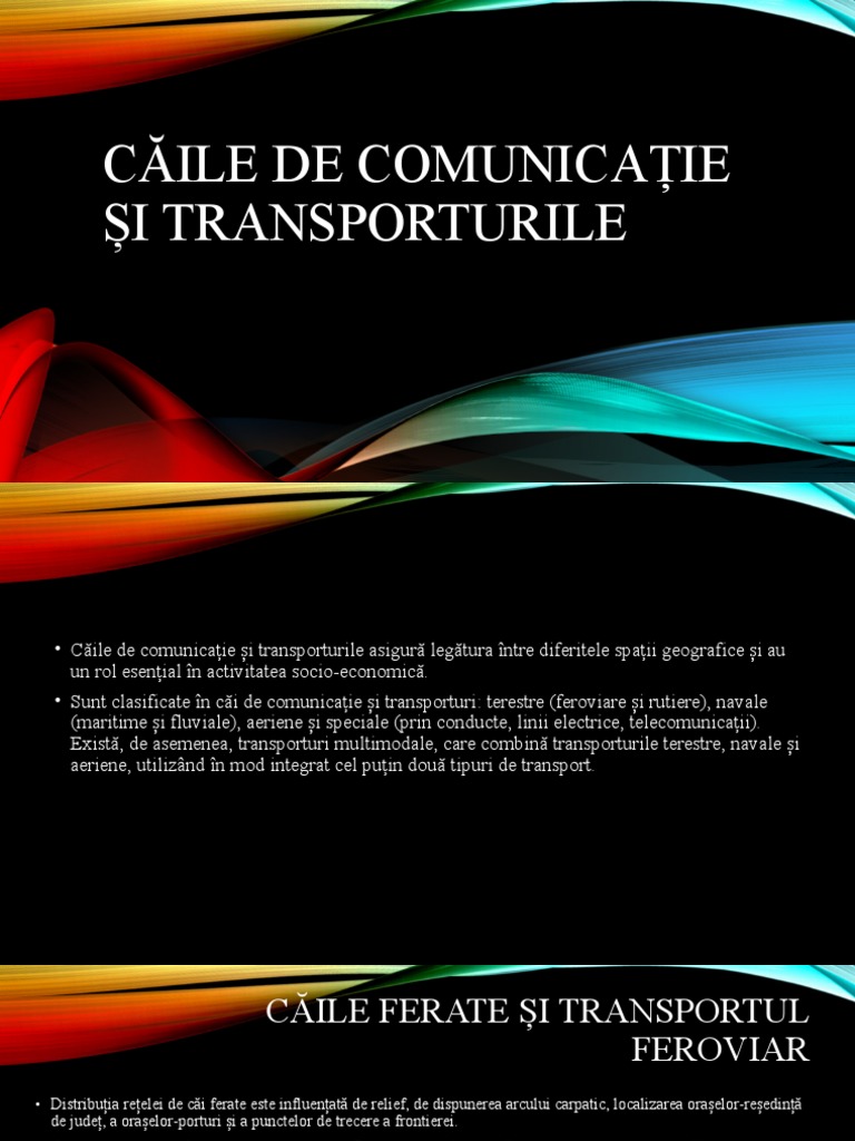 Cai de Comunicatie | PDF