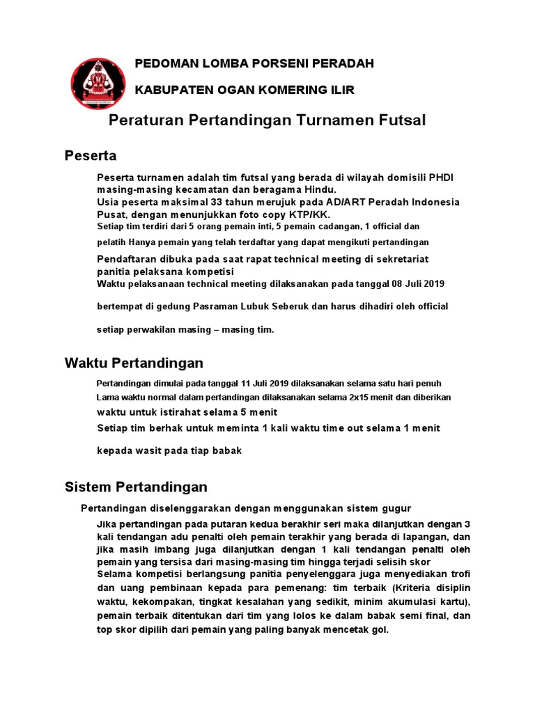 Peraturan Word | PDF