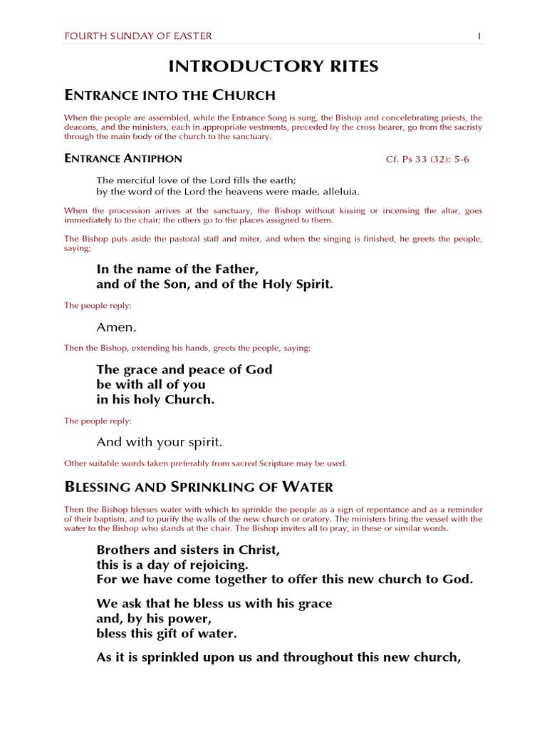 For The Dedication of A Church and An Altar | PDF | Altar | Eucharist