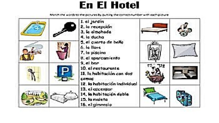 El Hotel Ejercicio | PDF