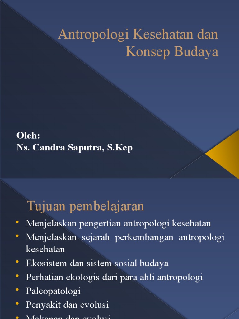 Antropologi Kesehatan Dan Konsep Budaya | PDF